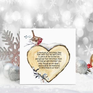 Lost Loved One Christmas Card, 1st Christmas Without Them, Christmas ...