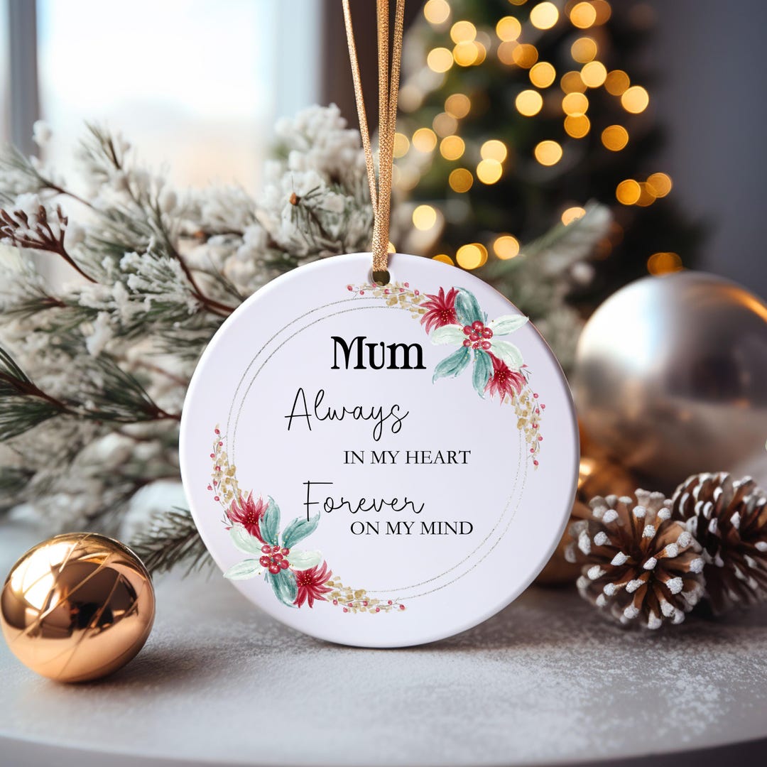 Memorial Christmas Decoration, Lost Loved One Bauble, Memory Bauble ...