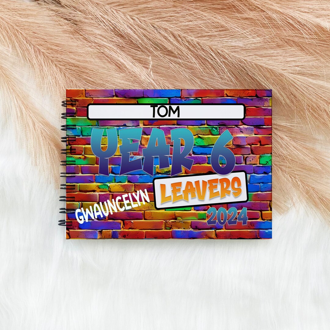 Personalised School Leavers Note Book, Class of 2024 Note Book, Y6 ...