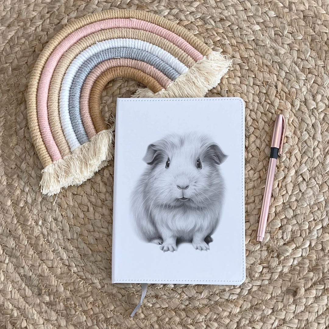 Guinea Pig Notebook, Personalised Notebook, Personalised Gift for Her ...
