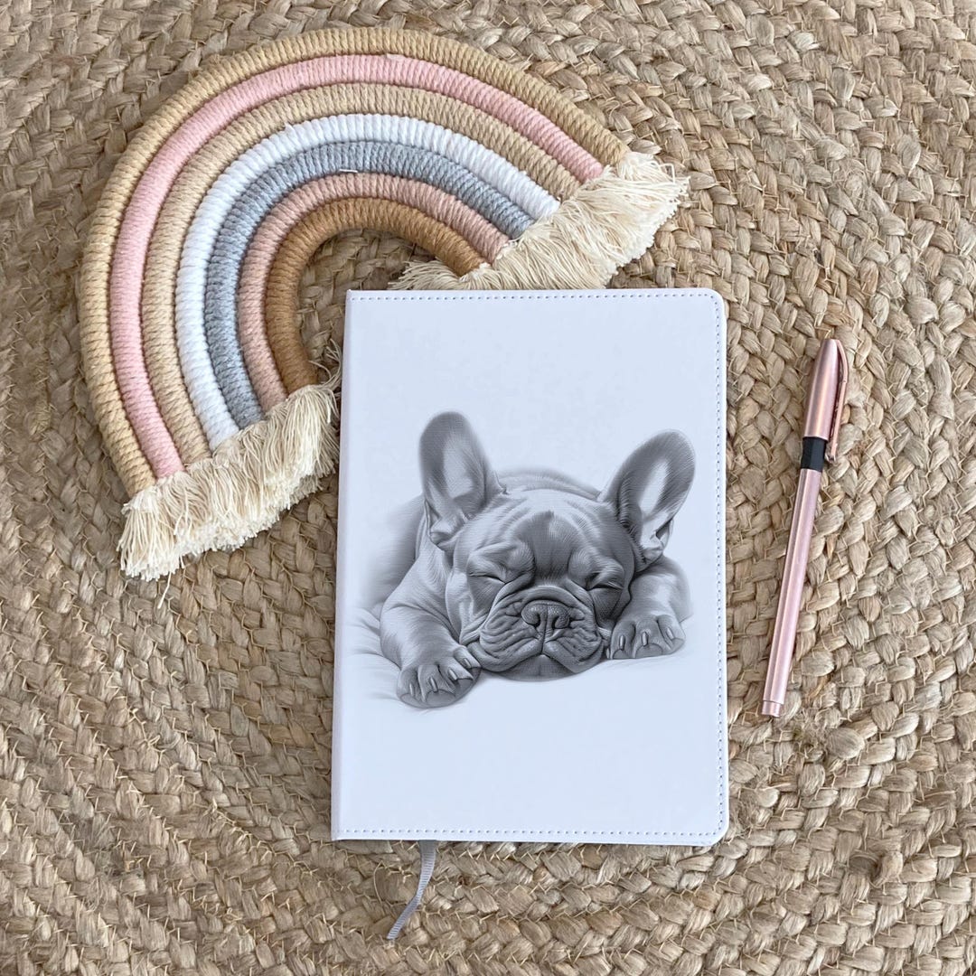 French Bulldog Notebook, Personalised Notebook, Personalised Gift for ...