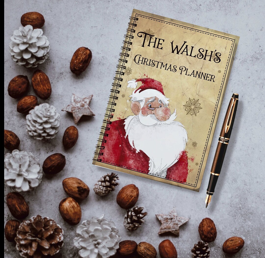 Christmas Planner Notebook, Family Christmas Planner Notebook ...
