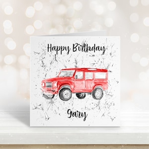 Defender Card, Birthday Card for Him, Birthday Card for Dad, Birthday ...