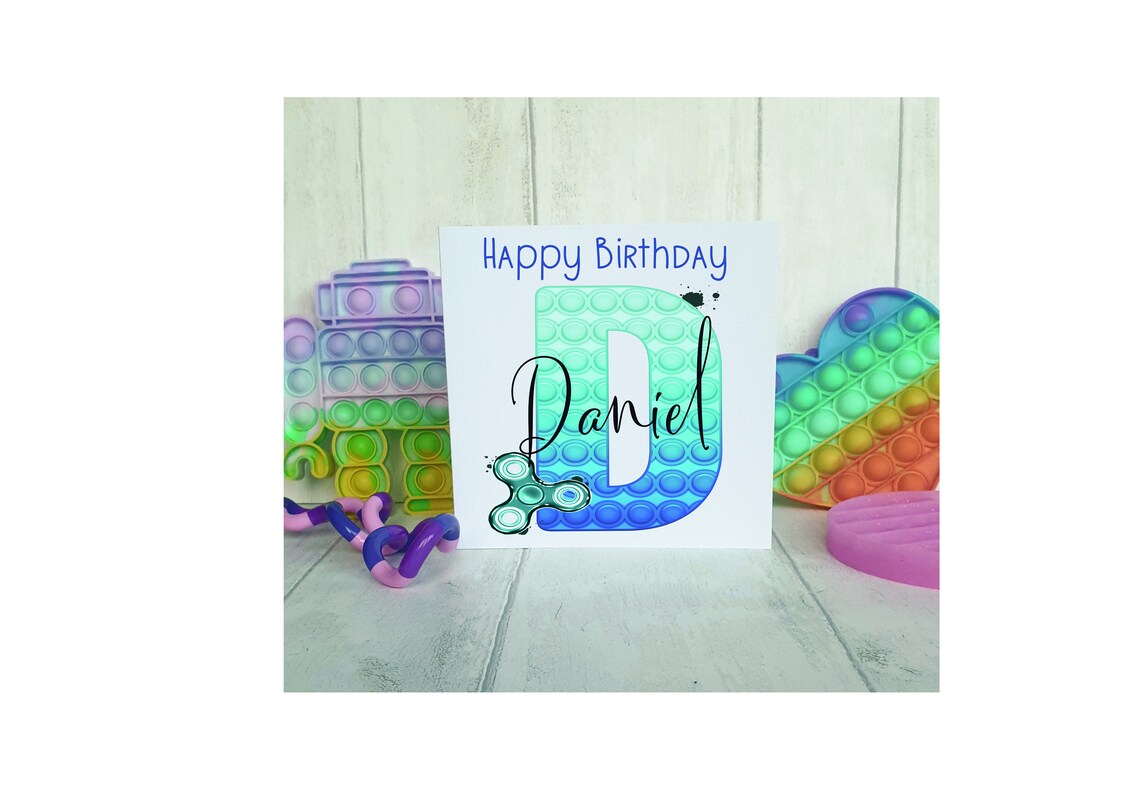 Pop It Birthday Card. Pop It Fidget Birthday Card - Etsy