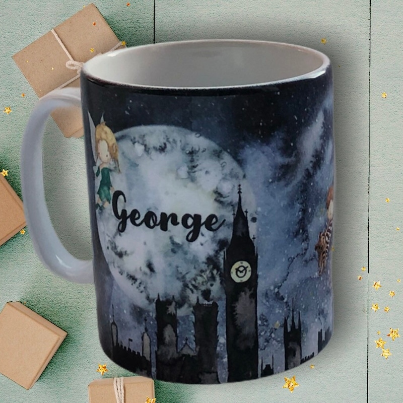 Peter Pan Mug - Etsy