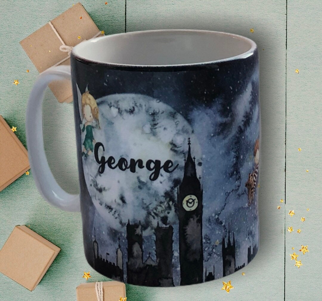 Personalised Peter Pan Mug Child's Personalised Mug - Etsy