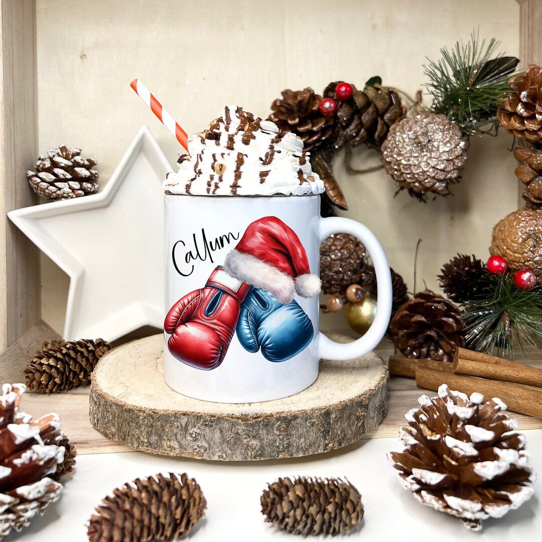 Boxing Christmas Mug, Personalised Boxing Christmas Mug, Stocking ...