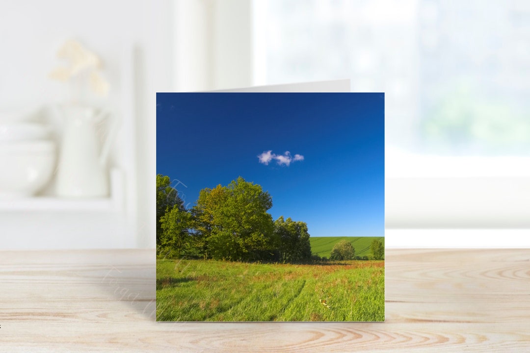Blank Card, Picture Only Card, Scenery Card, Landscape Scenery Greeting ...