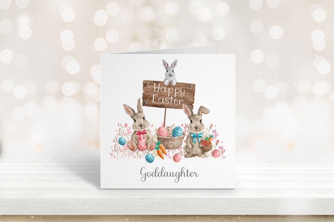 Easter Cards, Goddaughter Easter Card, Grandson Easter Card, Son Easter ...