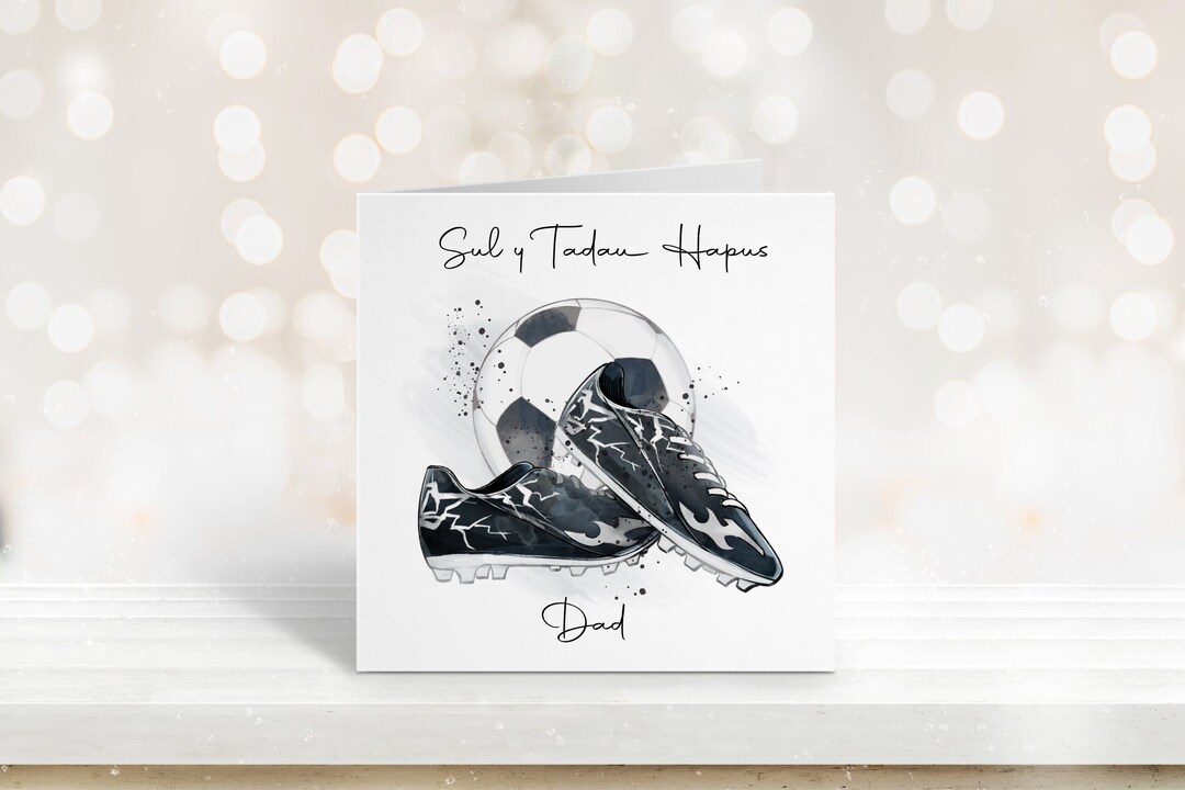 Welsh Father's Day Card, Fathers Day Card for Dad, Fathers Day Card for ...