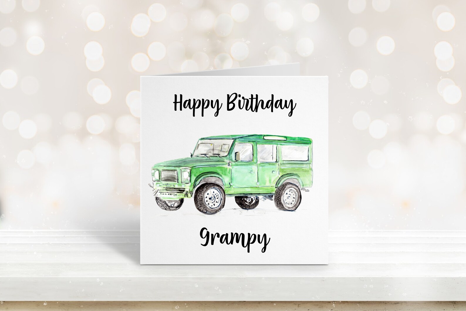 Defender Card Birthday Card for Him Birthday Card for Dad - Etsy
