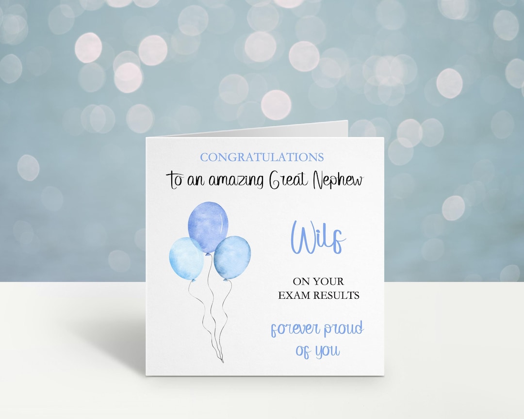 Congratulations on Your Exam Results Card, Well Done Card, Passed Your ...