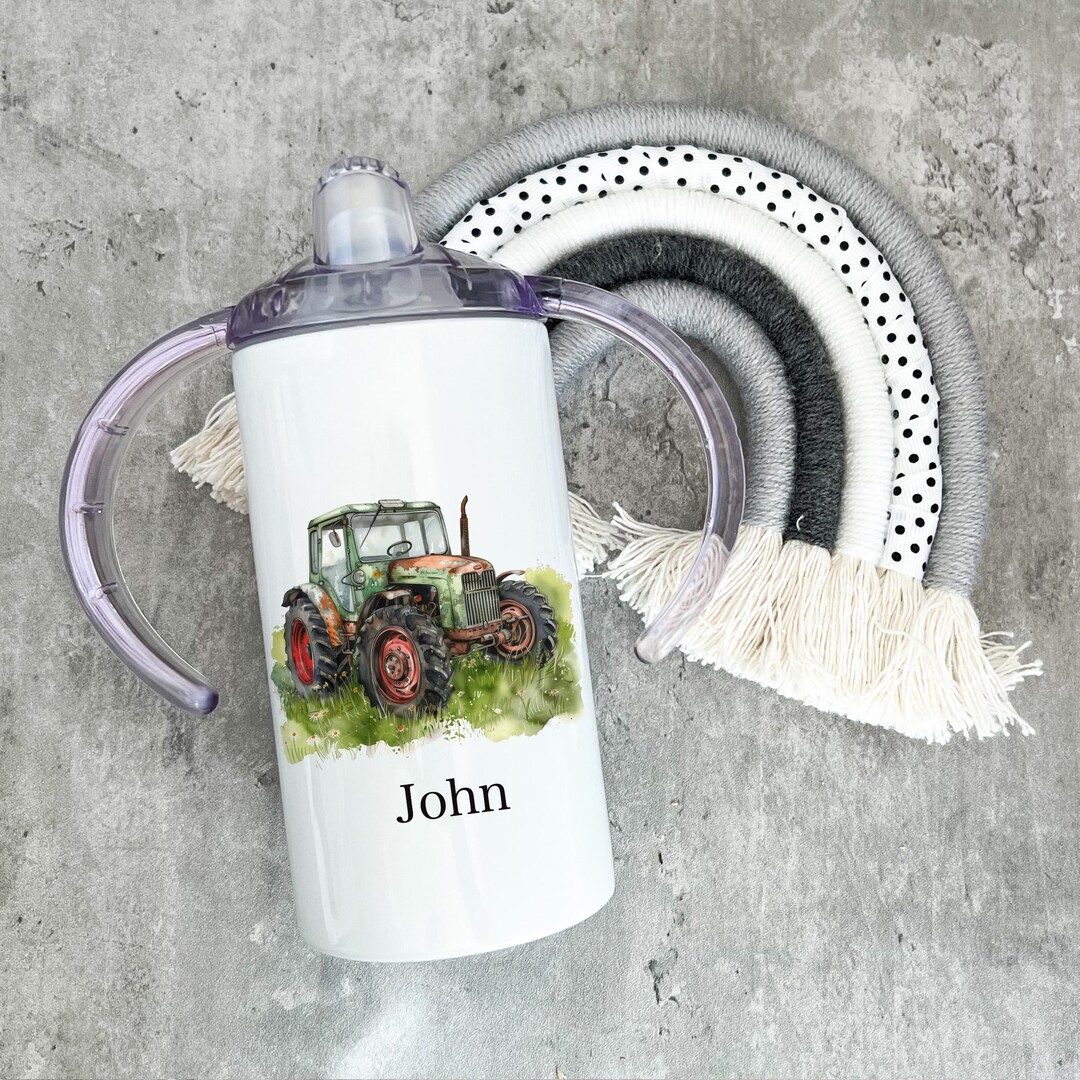 Adult Sippy Cup, Adaptive Drinking Aid Mug. Double Handled Mug, Tractor ...