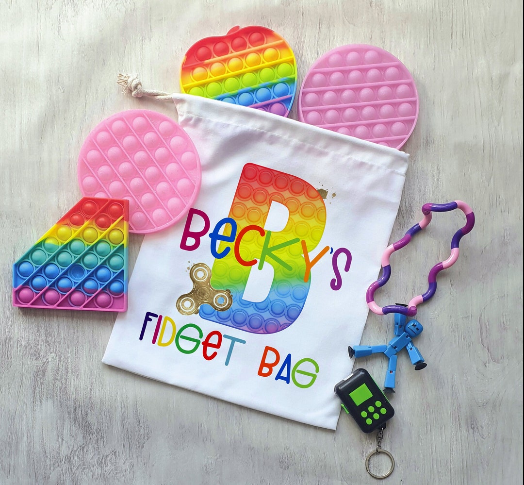 Poppit Bag, Kids Poppit Bag, Fidget Toy Bag, Poppit Storage Bag ...