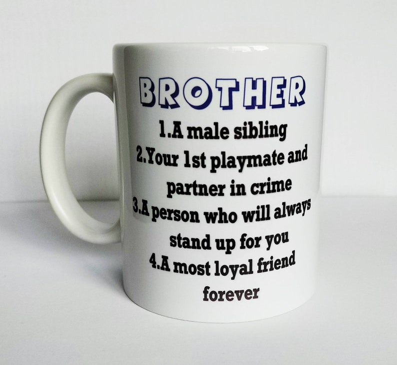 Personalised Brother Mug Birthday Gift Christmas Gift New | Etsy