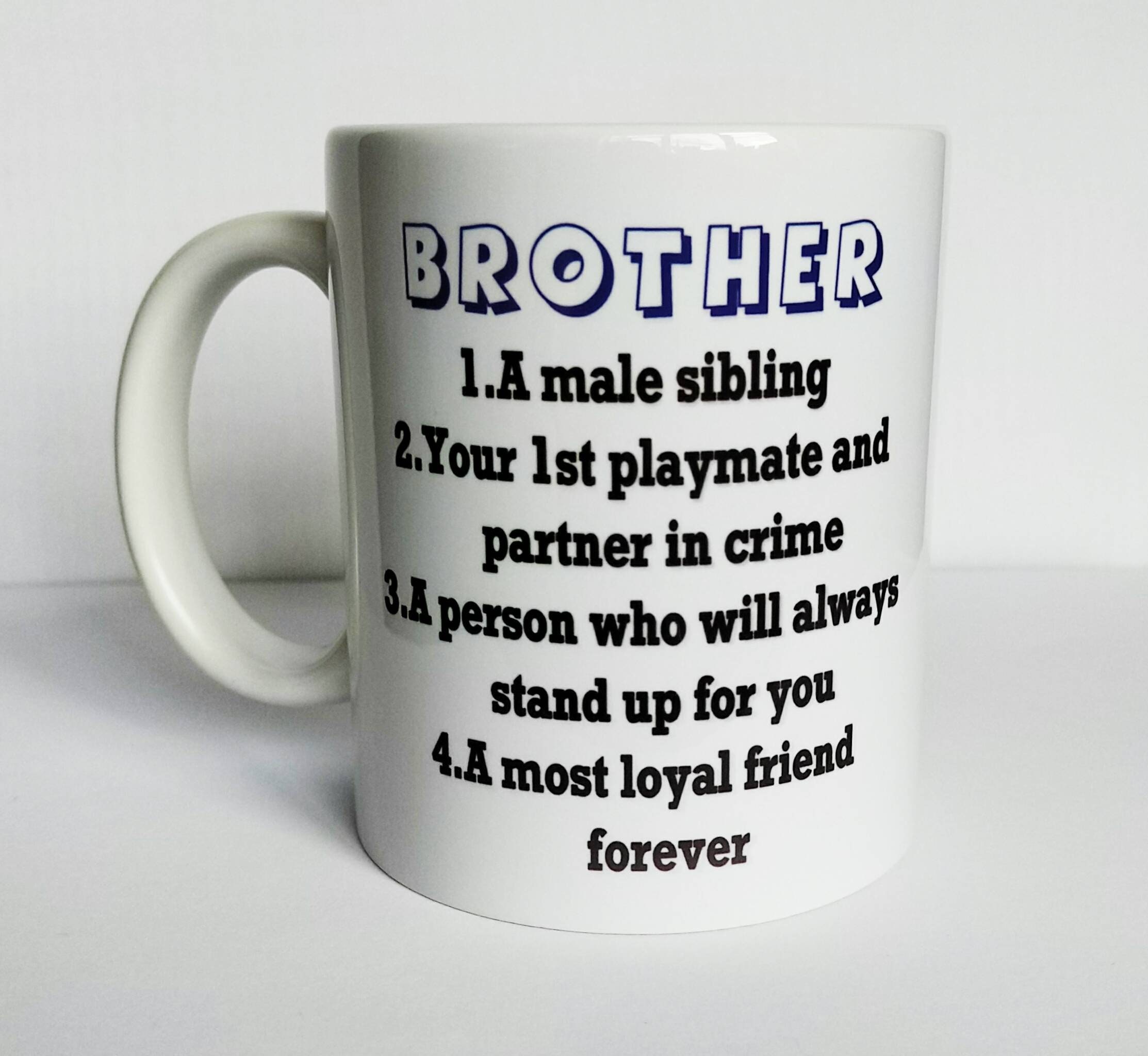 Personalised Brother Mug Birthday Gift Christmas Gift New - Etsy UK