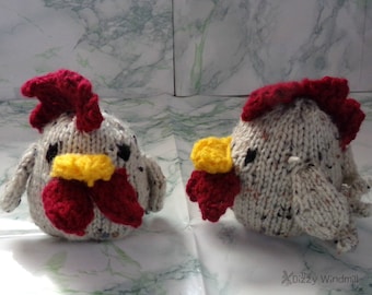 Knitted chicken | Etsy