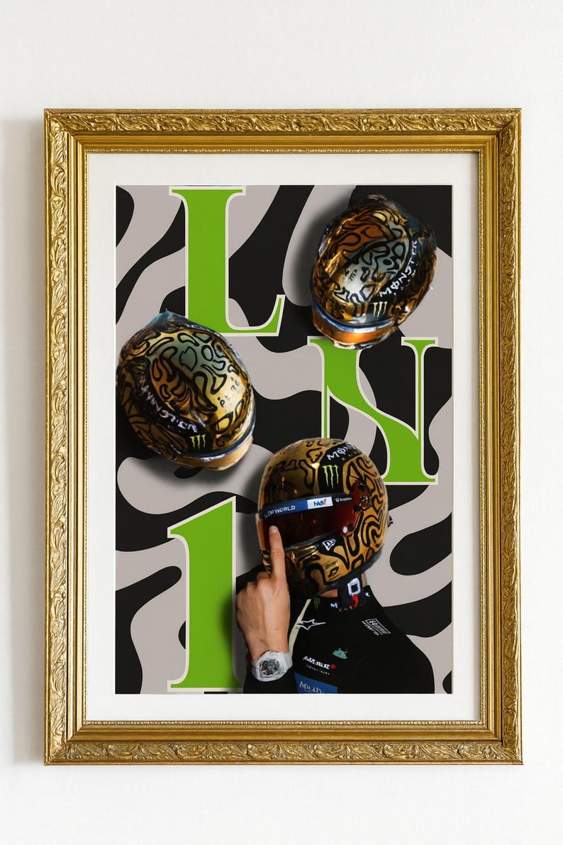 World Champion Lando Norris F1 Poster A2 Size Print - Etsy