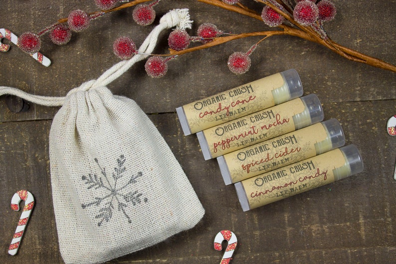 Holiday Lip Balm Gift Set | Gifts Under 10 | Stocking Stuffer | Gift ...