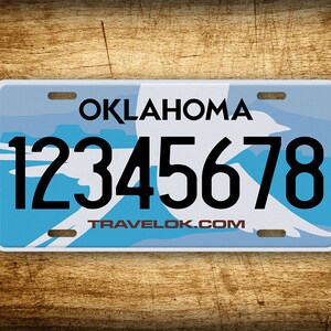 Personalized Oklahoma State Custom 6x12 Novelty License Plate - Etsy