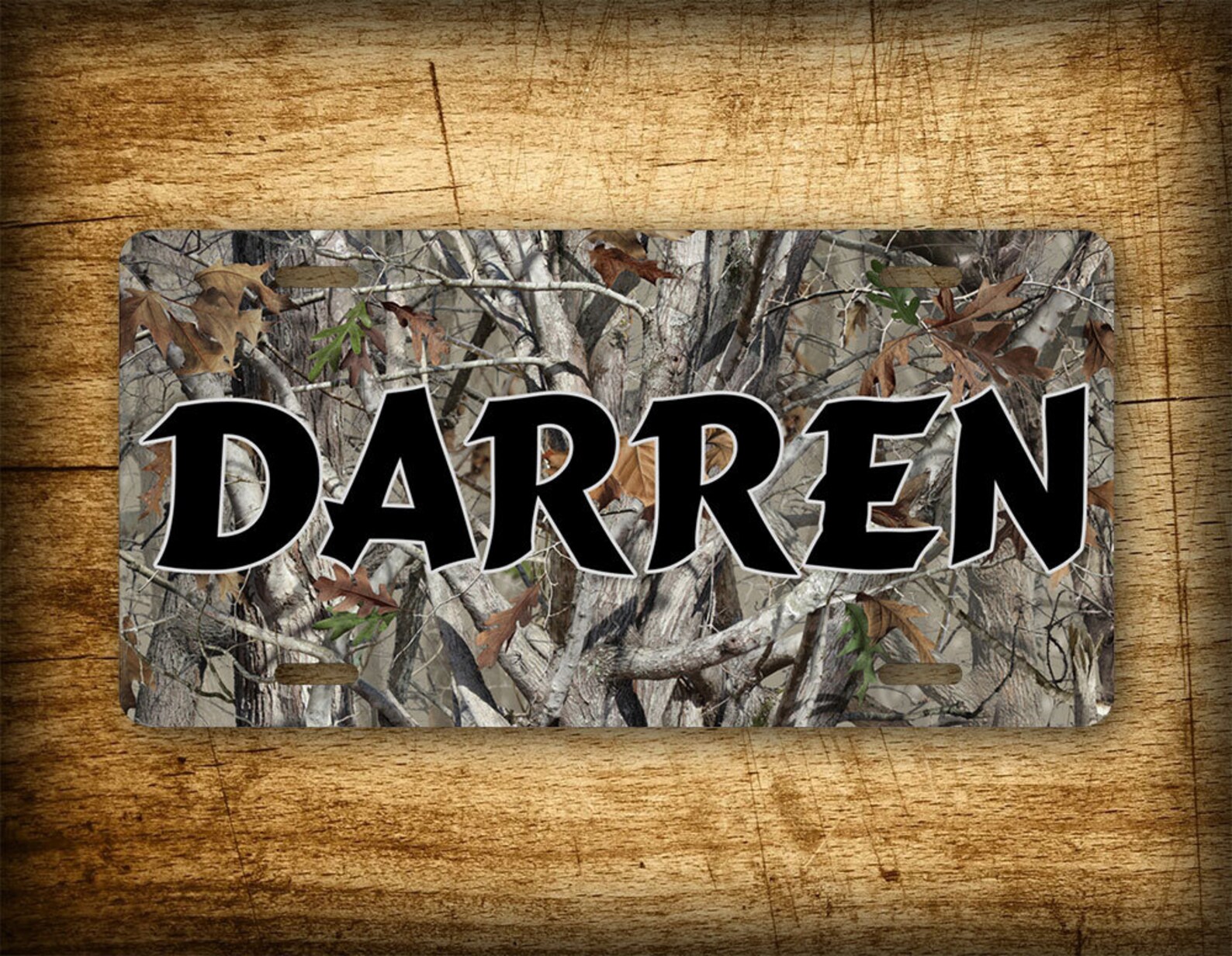 Personalized Camo Hunting License Plate Buck Deer Doe Duck - Etsy