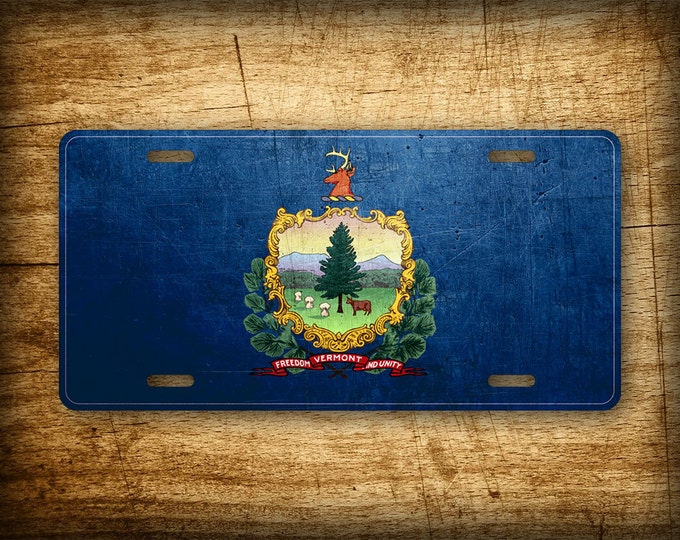 Georgia State Flag License Plate Aluminum Metal Auto Tag 6x12 - Etsy