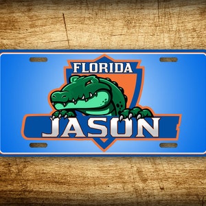 Florida GATORS Personalized ANY TEXT License Plate Novelty Football ...