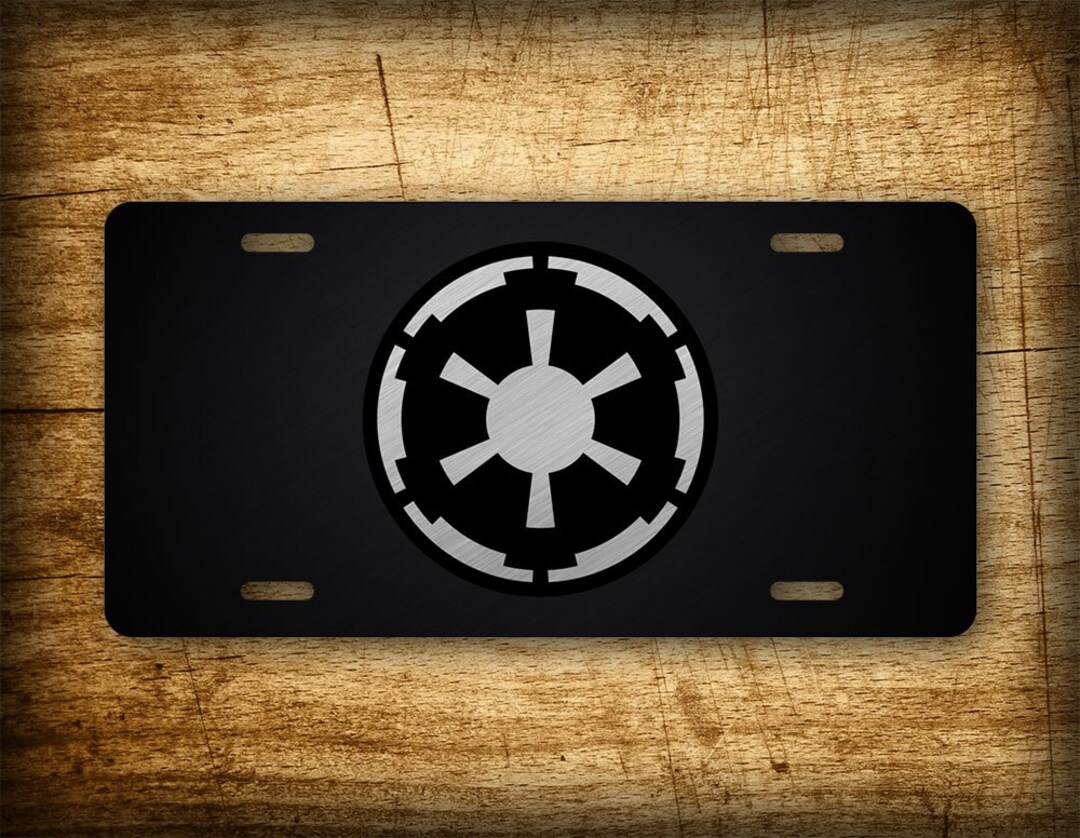 Galactic Empire 6x12 License Plate Emperial Seal Republic Restored ...
