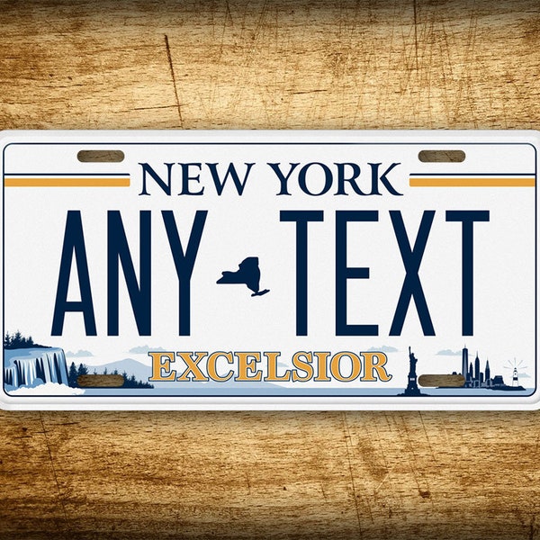 New York Personalized License - Etsy