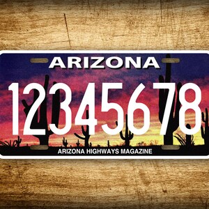 Personalized Arizona Highways Magazine State Custom 6x12 Novelty ...