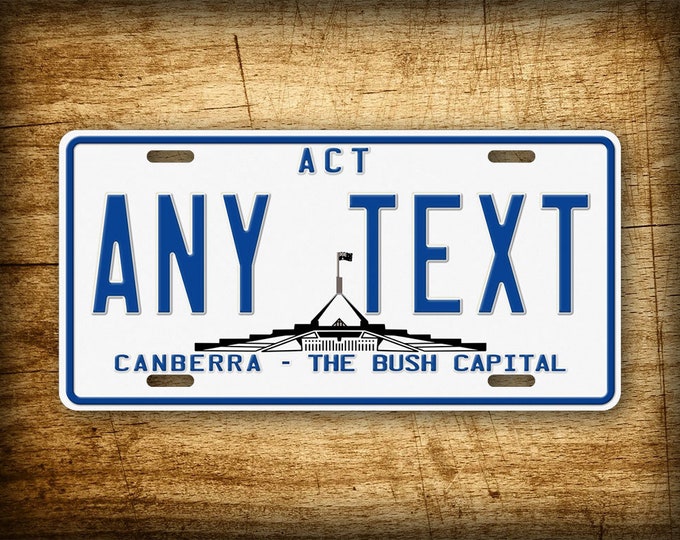 Custom Football ANY TEXT License Plate Personalized Football - Etsy