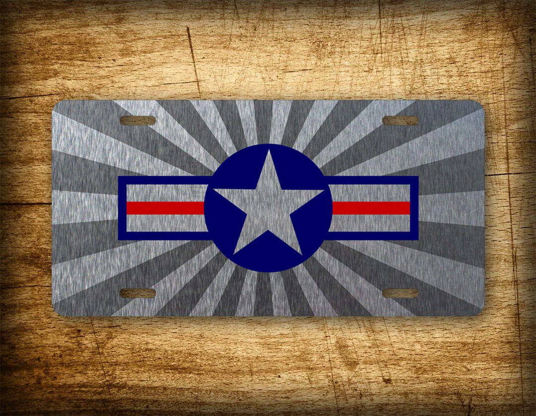 USAF Aircraft Insignia License Plate Roundel United States Air Force ...