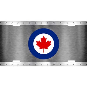 Canadian Air Force License Plate Canada Roundel PERFECT GIFT Aluminum ...