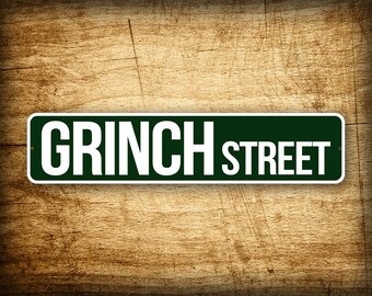 Grinch Street Sign - Etsy