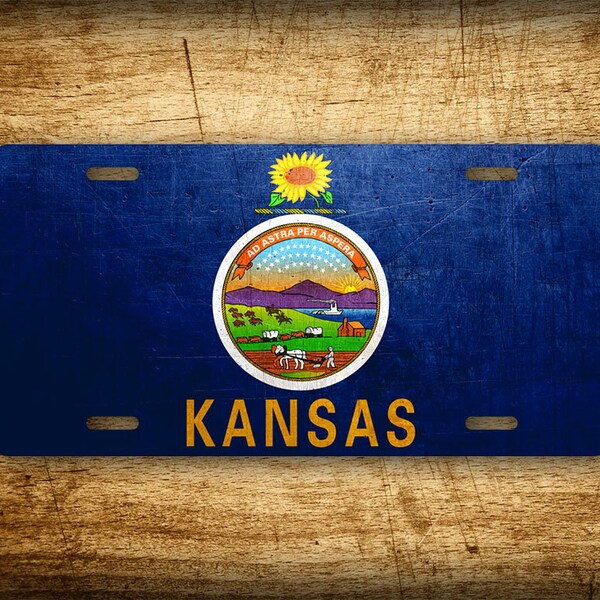 Kansas License Plate - Etsy