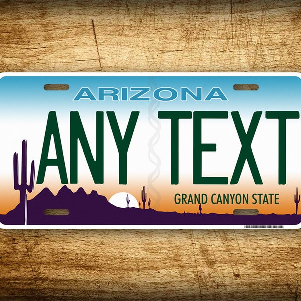 Arizona Custom License Plate - Etsy