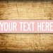 Personalized 4x18 Baby Pink Street Sign ANY TEXT Customized Cute ...