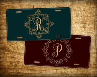Maroon License Plate - Etsy