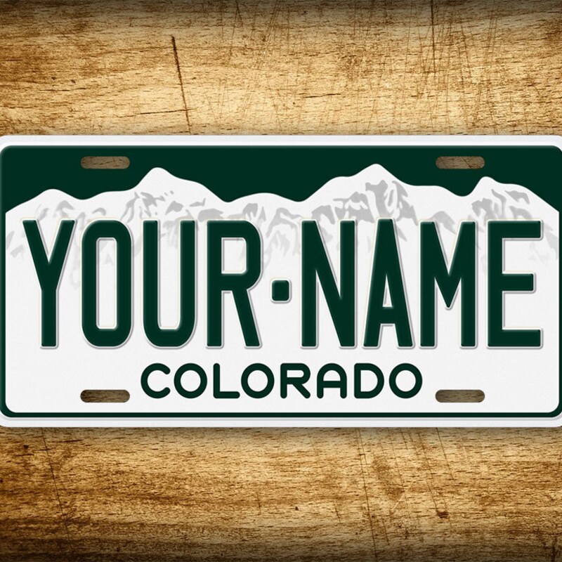 Colorado State Plate - Etsy