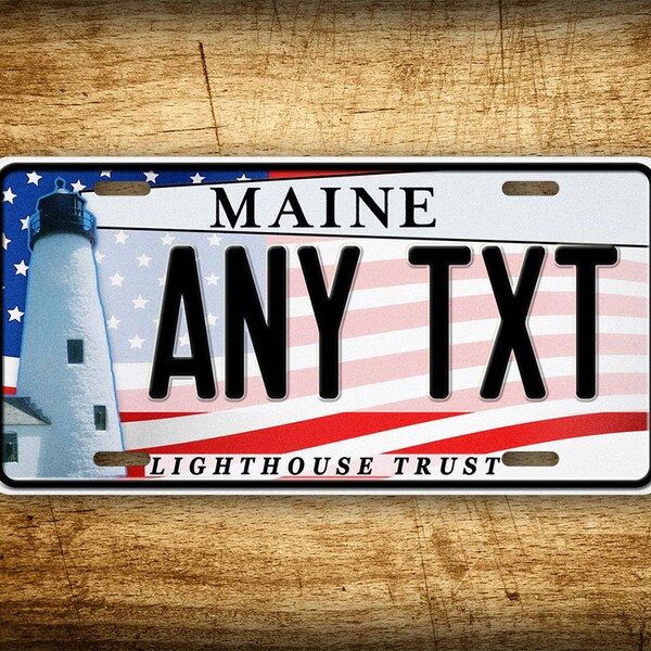 Maine License Plate Svg - Etsy