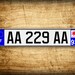 Custom Text Novelty French License Plate ANY TEXT Full Size ...