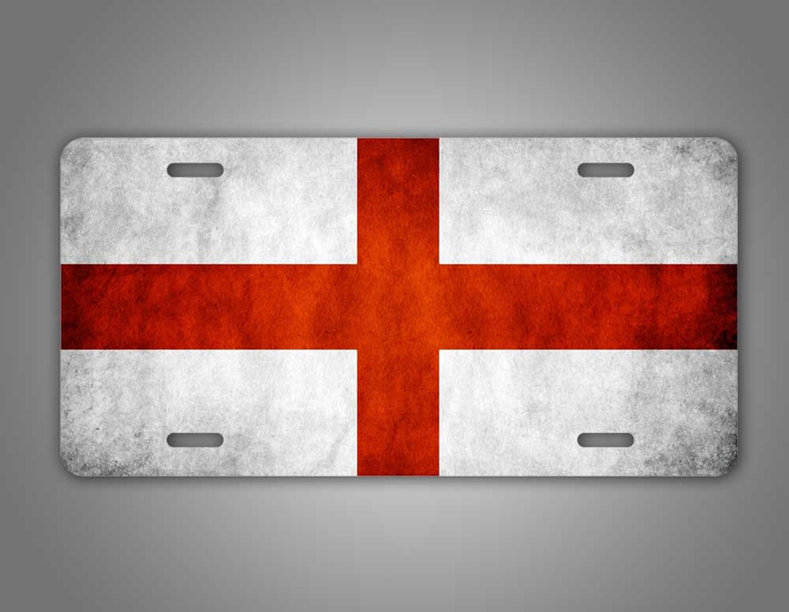 St. George's Cross License Plate Cross of St. Ambrose | Etsy