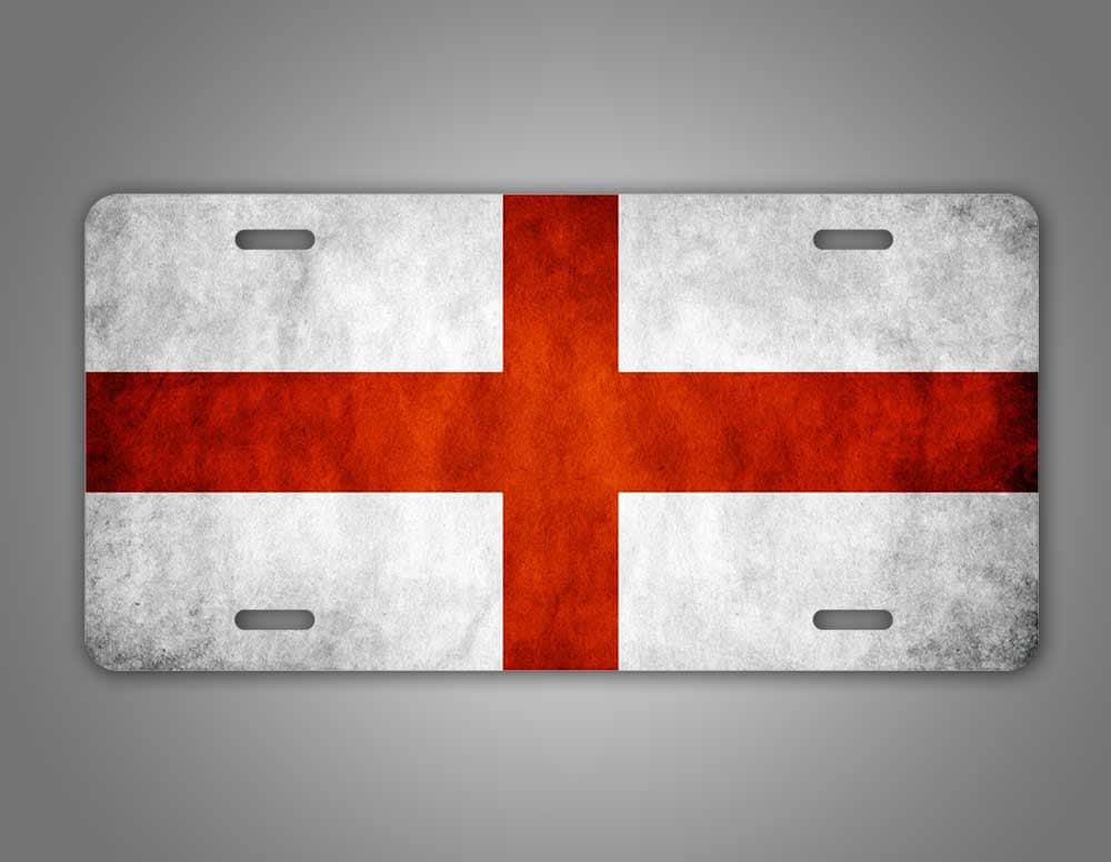 St. George's Cross License Plate Cross of St. Ambrose - Etsy