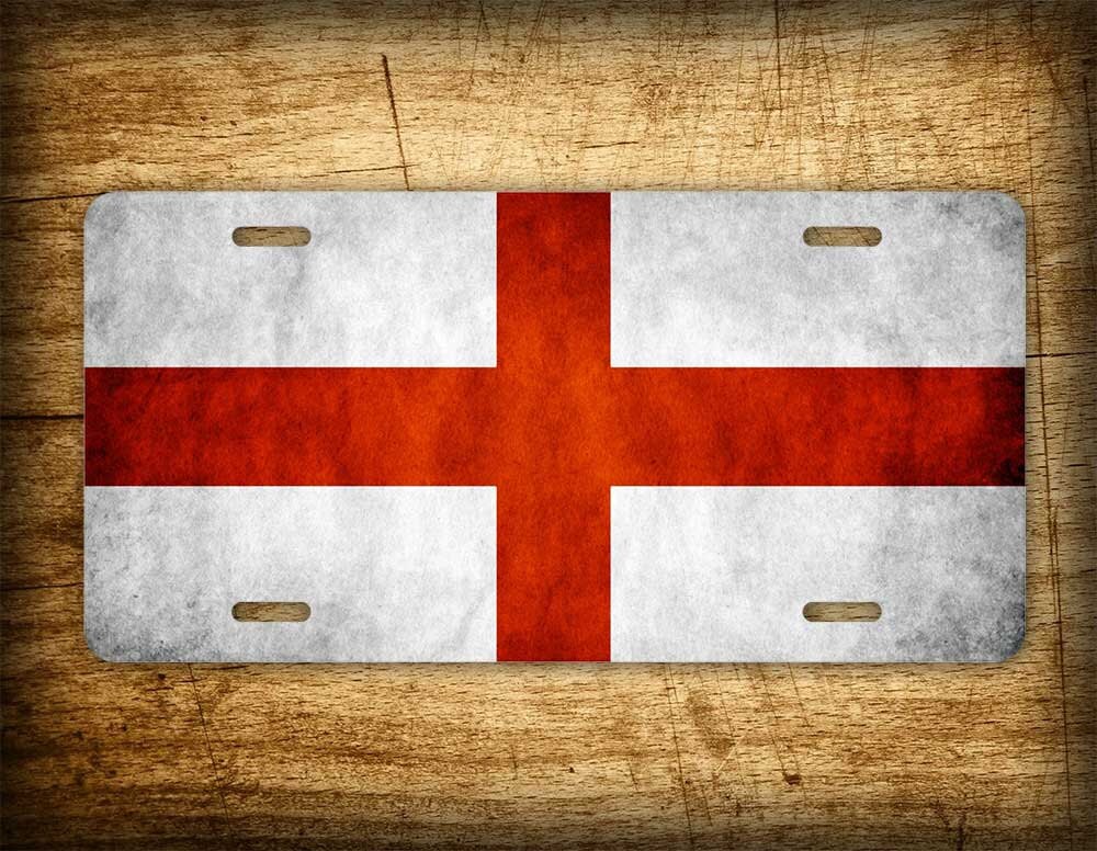 St. George's Cross License Plate Cross of St. Ambrose - Etsy UK