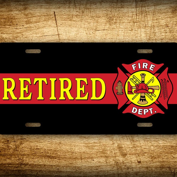Retired Firefighter - Etsy