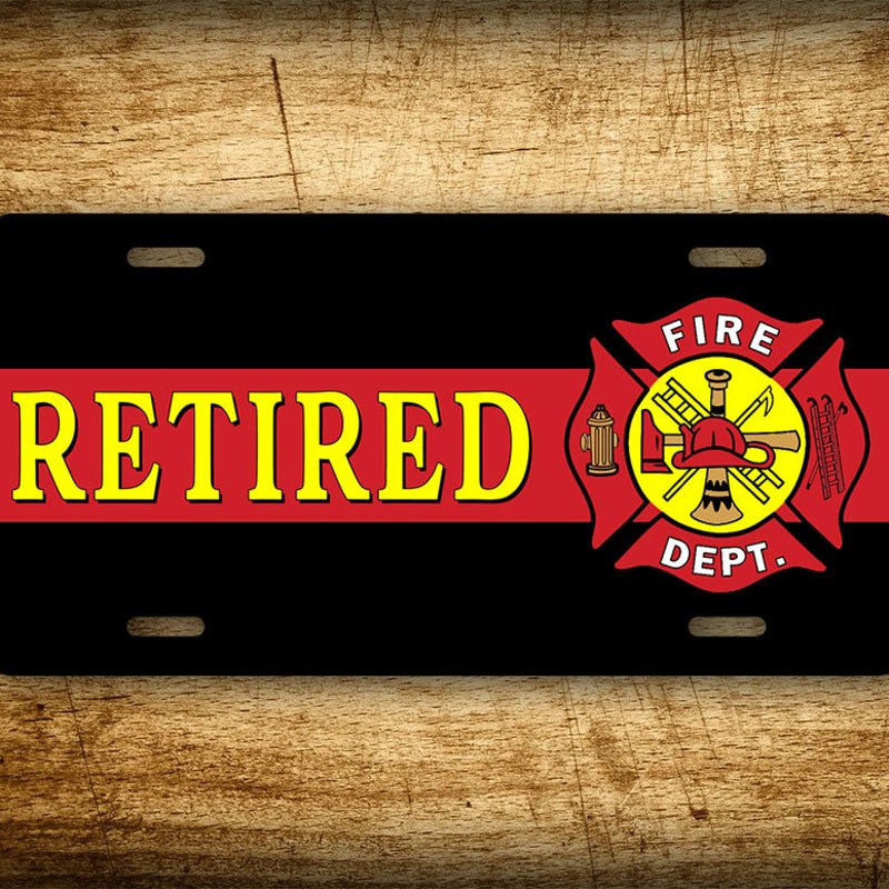 Retired Firefighter - Etsy