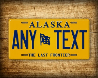 Alaska Custom License Plate - Etsy