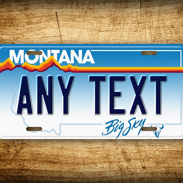 Montana License Plate Png - Etsy