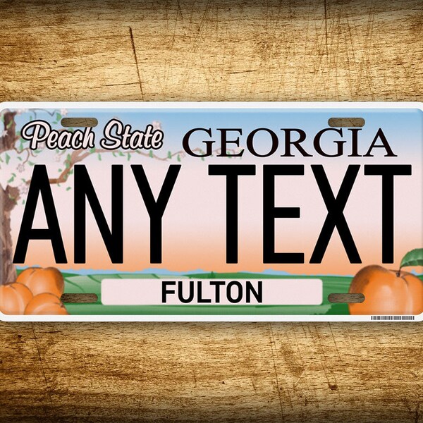 Georgia State Plate - Etsy