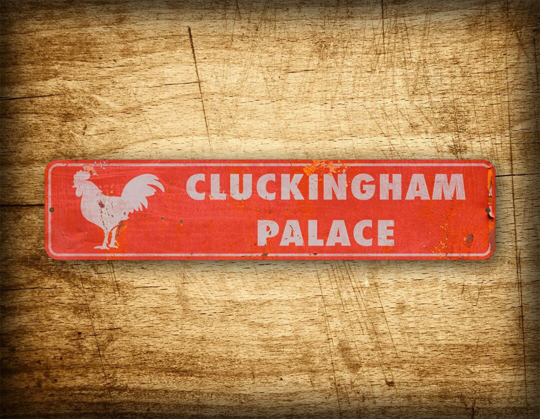 Cluckingham Palace Chicken Coop Sign - Etsy